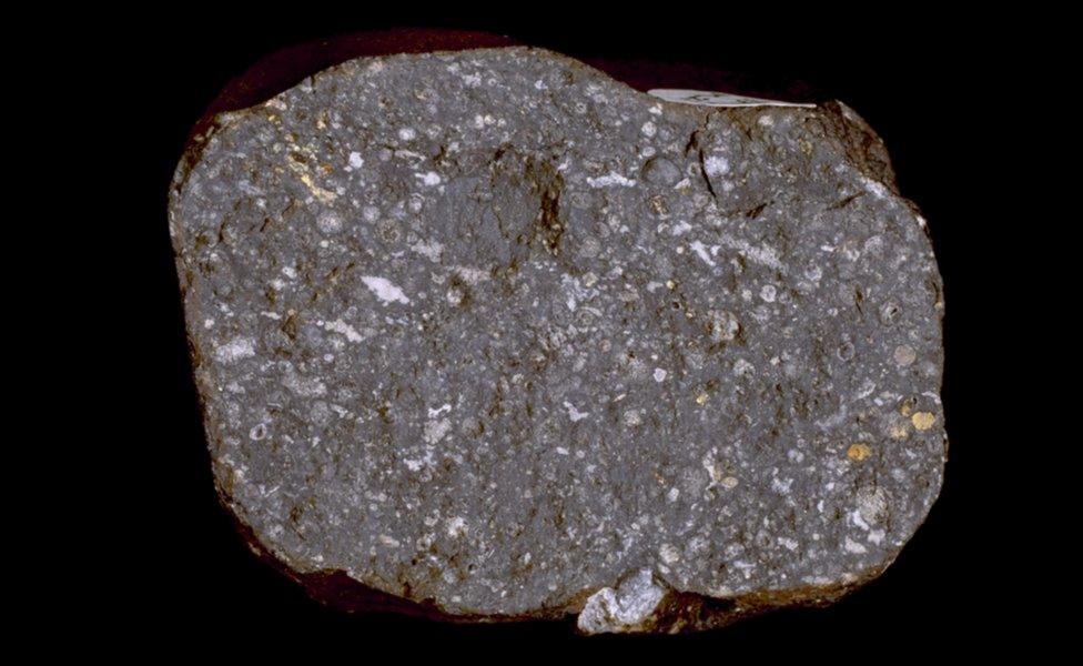 Asteroids 'dumped water into molten Moon' - BBC News