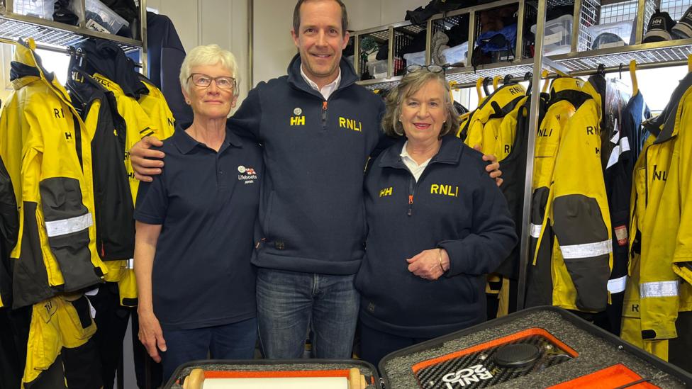 RNLI scroll visits Jersey lifeboat stations for 200th anniversary - BBC ...