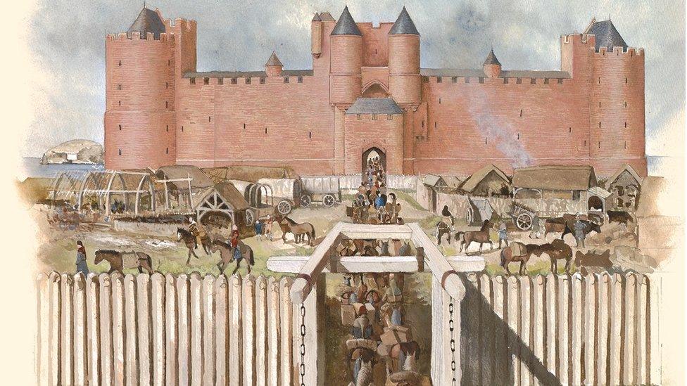 New insight into Tantallon Castle in East Lothian - BBC News