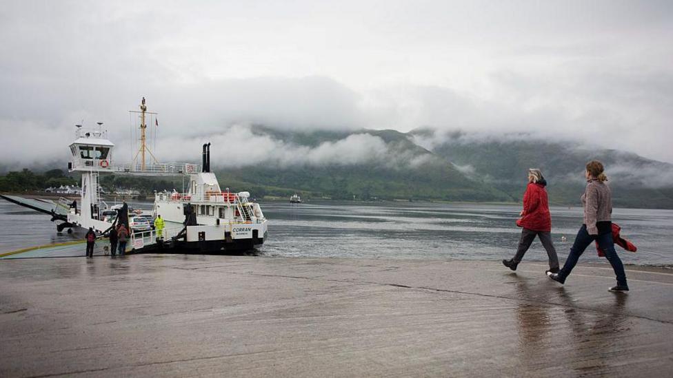 First Corran Ferry foot passenger fare to be introduced - BBC News