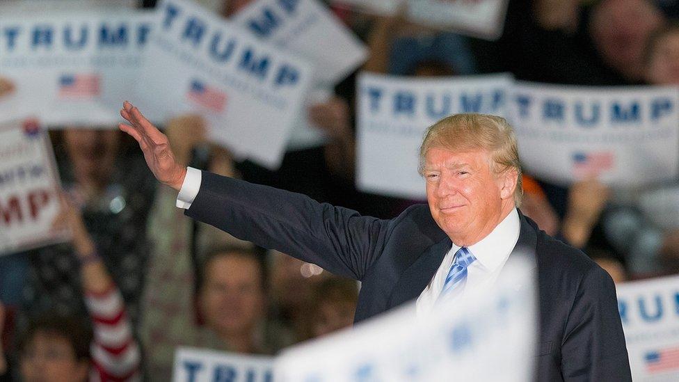 Clinton says Trump is 'dangerous and no longer funny' - BBC News