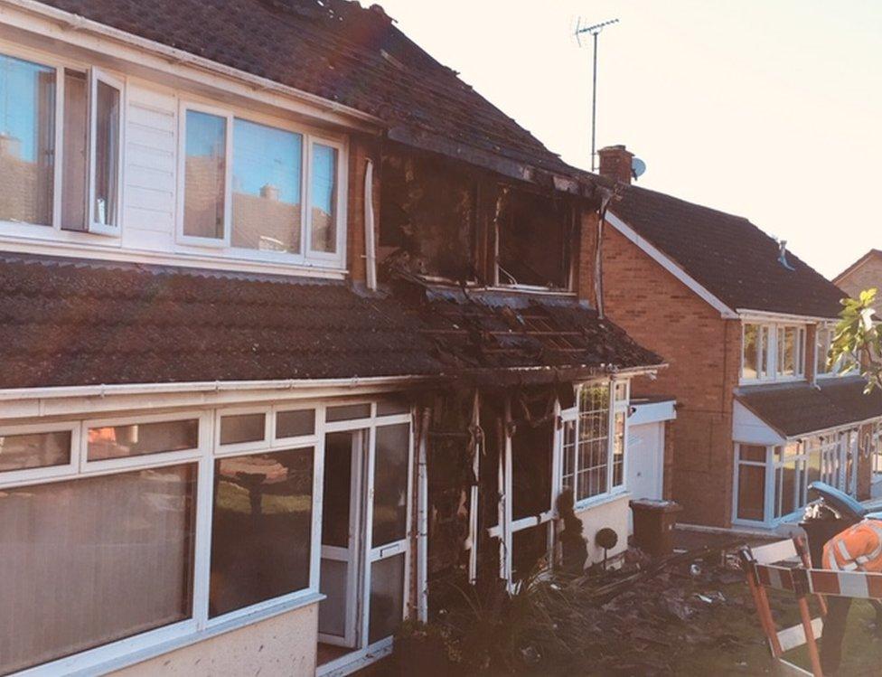 Chantry house fire: Neighbours rescue family from 'suspicious' blaze ...