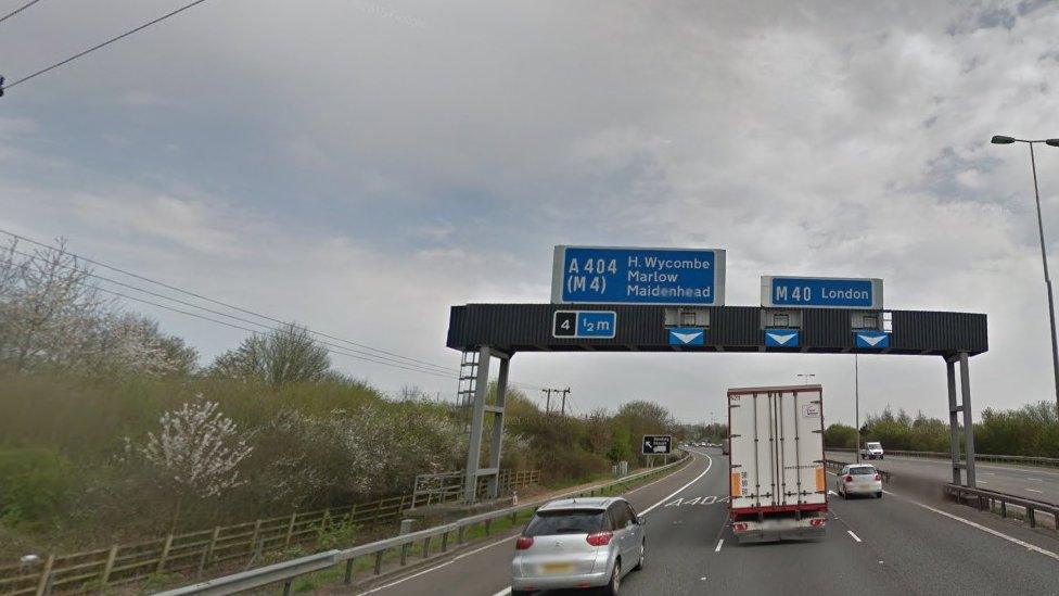 M40 biker's body 'not discovered for five days' - BBC News