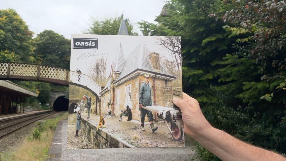 Oasis: (What's the story) behind the station on record artwork? - BBC News