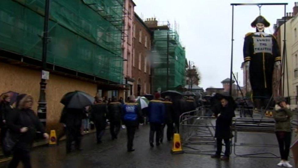 Apprentice Boys mark Siege of Derry with parade - BBC News