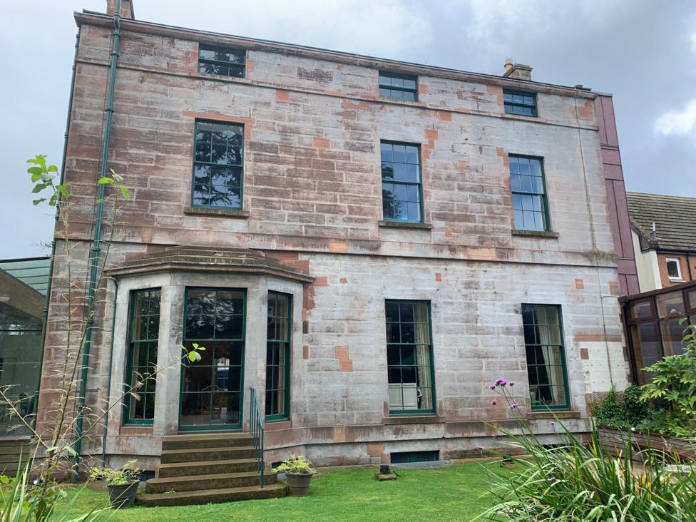 Moat Brae in Dumfries: Owner outlines Peter Pan mansion vision - BBC News