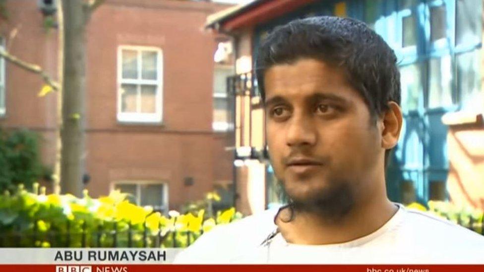 Islamic State's Siddhartha Dhar, also known as Abu Rumaysah, and his TV ...