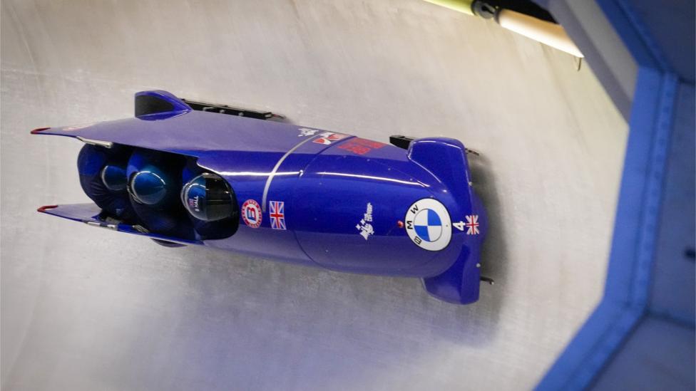 Young people given introduction to bobsleigh and skeleton in Bath - BBC ...