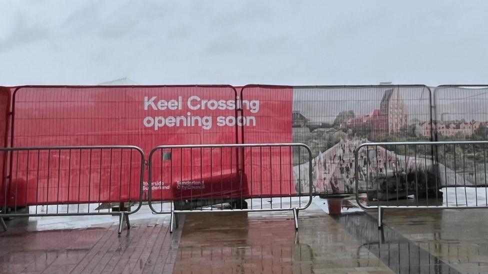 Keel Crossing bridge opening date confirmed by Sunderland council - BBC ...