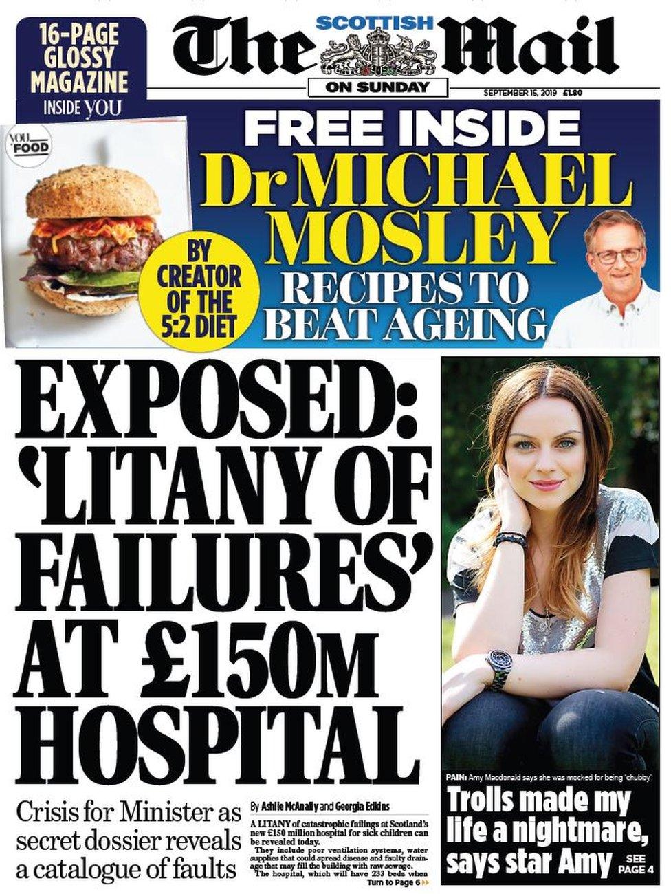 Scotland's papers: 'Ghost' hospital and Kirk sues for Viking treasure ...