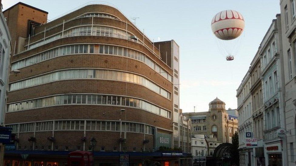 Bournemouth balloon axed after damage - BBC News