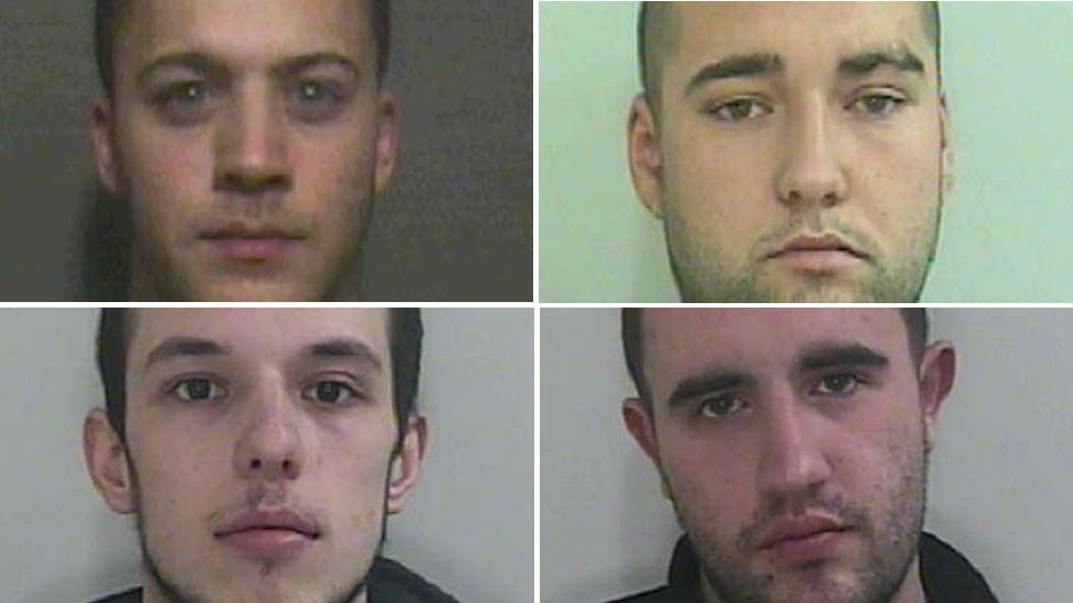 Skull mask robbers jailed over Longridge home raid - BBC News