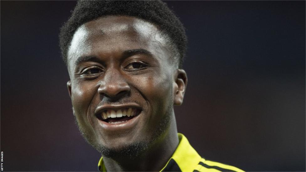 Hibs' Kenneh makes 'perfect step' with Shrewsbury loan move - BBC Sport