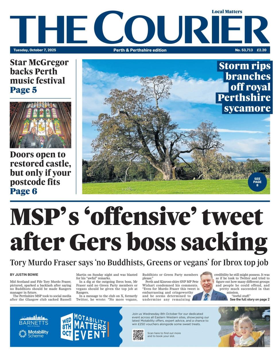 Scotland's papers: Police cuts warning and anger at student protests ...