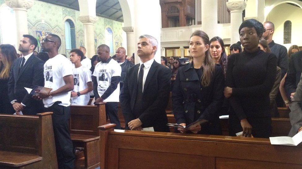 Sadiq Khan and Tooting MP attend knife victim Lewis Elwin's funeral ...