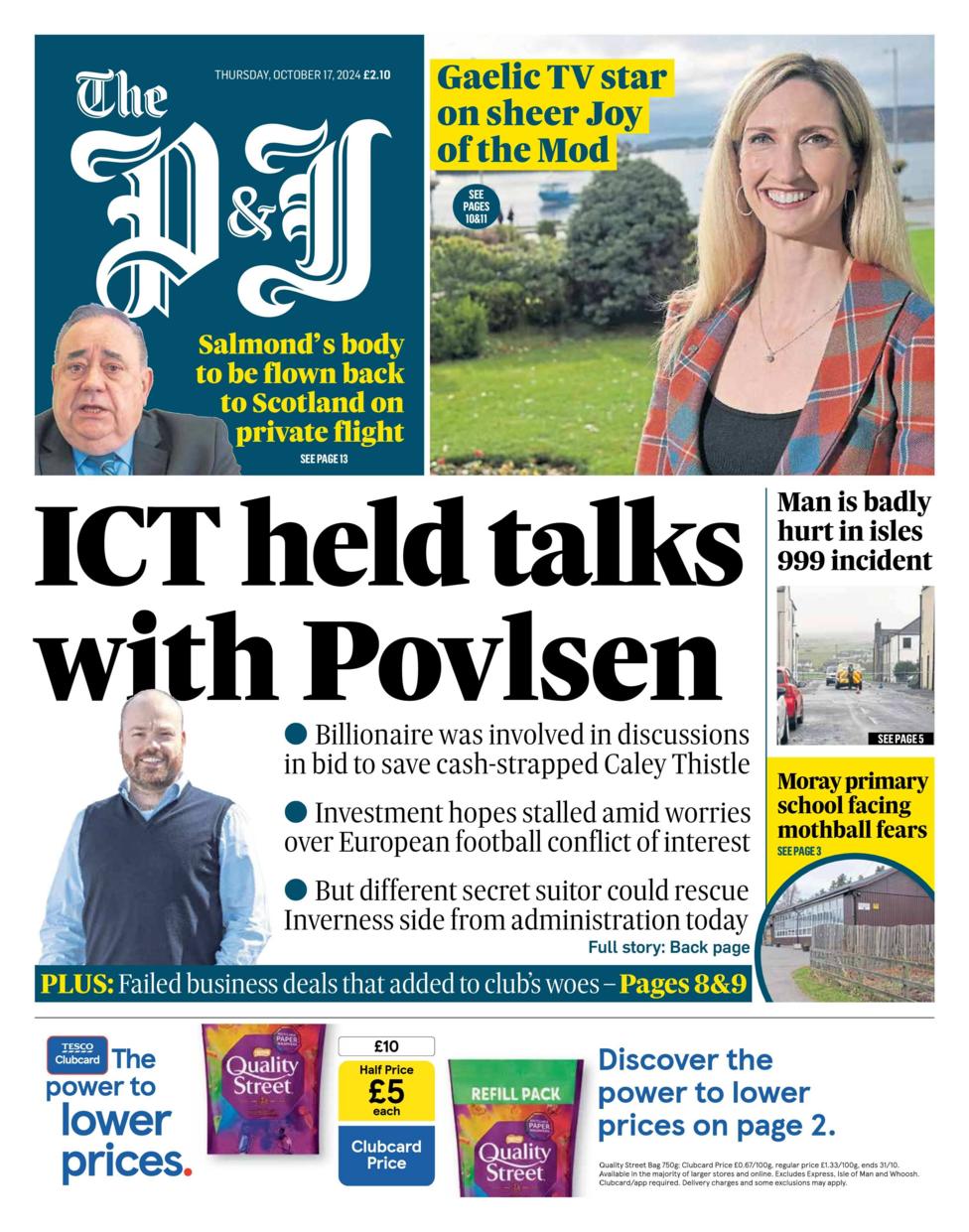 Scotland's papers: Scots die in M6 crash and budget 'backlash' - BBC News