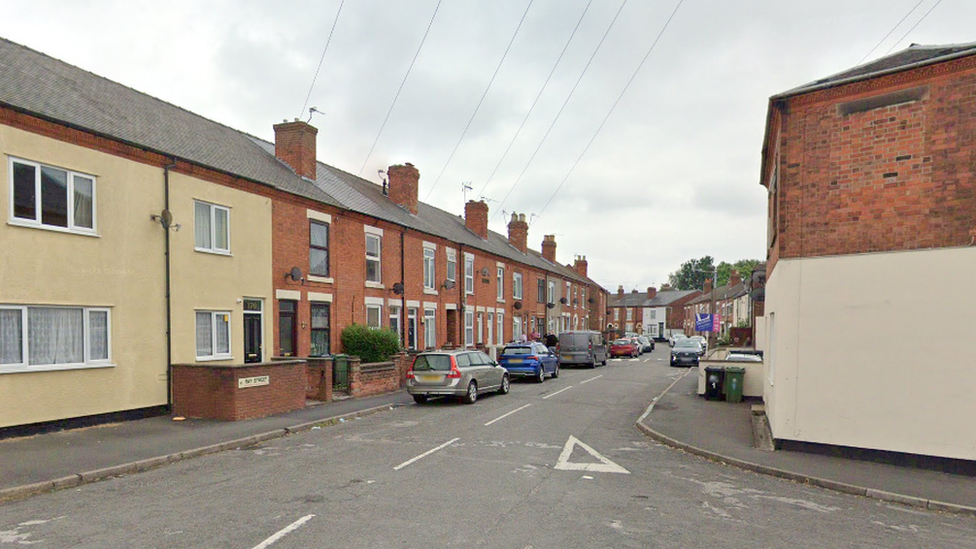 Heanor fires: Motorbike set alight in spree of arson attacks - BBC News