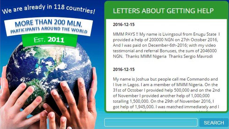 Nigeria's MMM Ponzi scheme: Will investors get their money? - BBC News