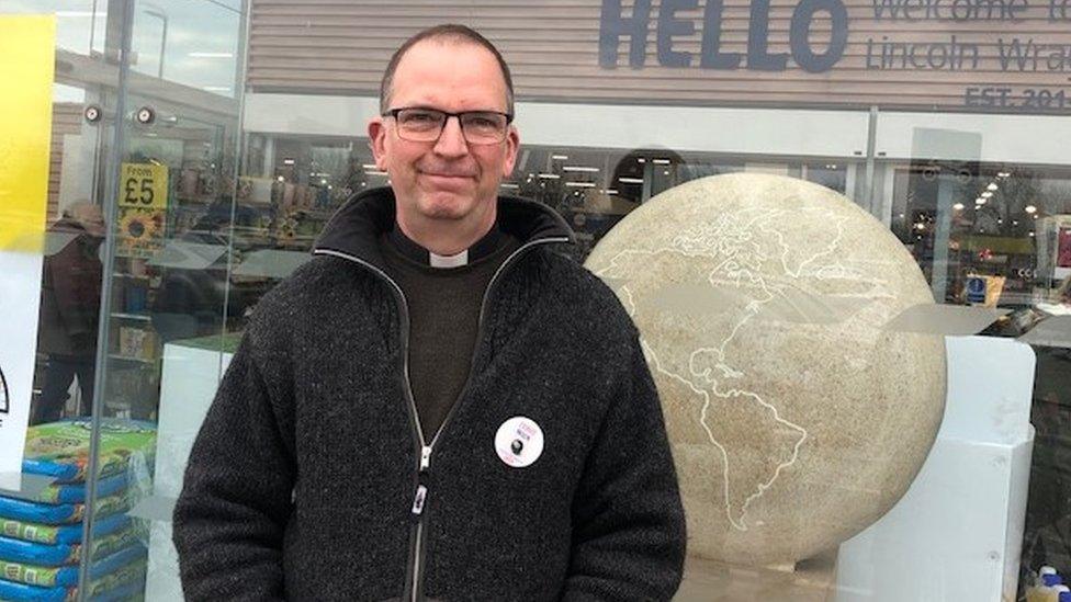 Vicar Nick Buck offering 'listening ear' in Lincoln supermarket aisles ...