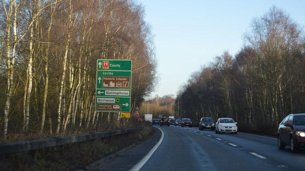 Man dies after A46 Lincoln bypass crash - BBC News