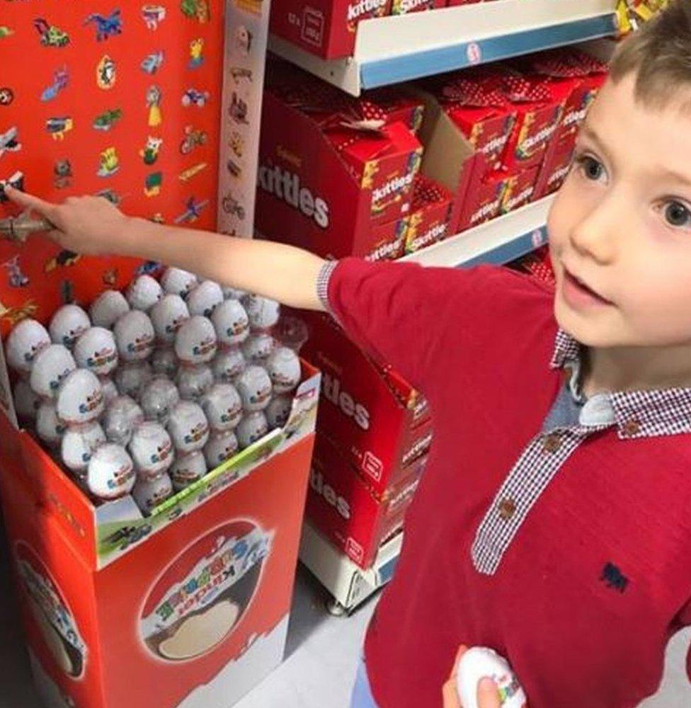 Autistic Plymouth boy's family 'thrilled' over Kinder Egg shark hunt ...