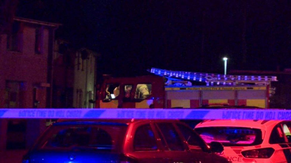 Ballymena: Child dies following house fire - BBC News