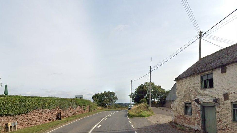Teen dies as Range Rover and motorbikes crash in Shropshire - BBC News
