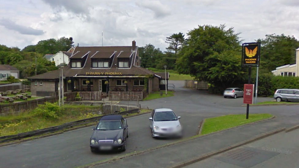 Gorslas Phoenix Inn pub robbery: Two men charged - BBC News