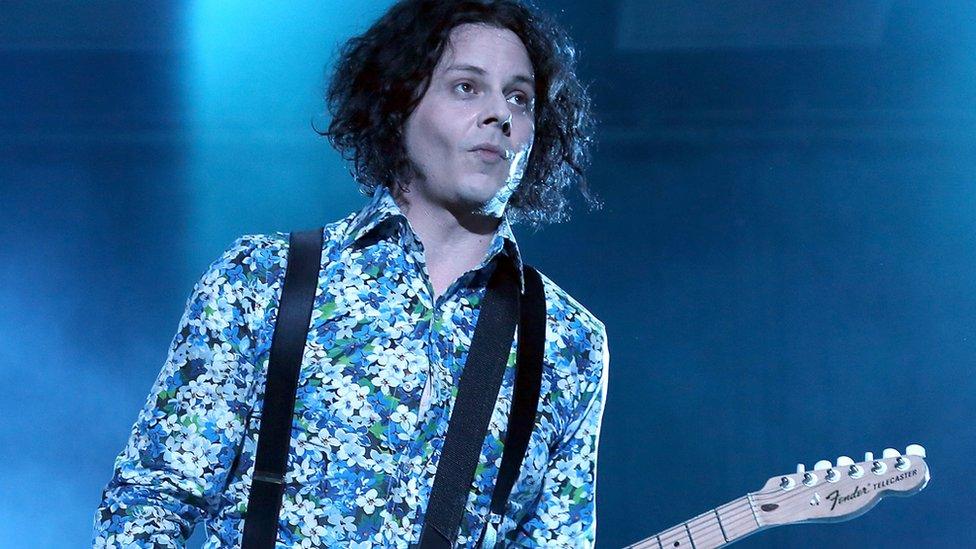 Jack White plays first vinyl in space - BBC News