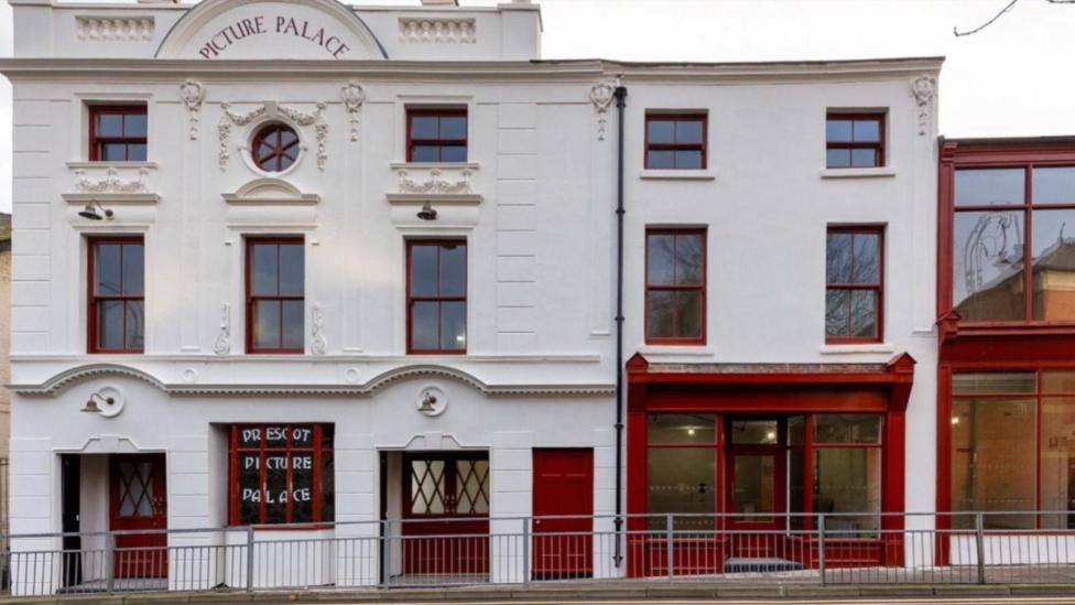 Prescot: Ex-cinema shut for 67 years is restored - BBC News