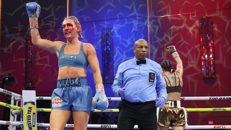 Mayer vs Ryan 2: American defends title with Las Vegas points win - BBC ...