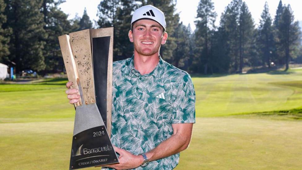 PGA Tour: Nick Dunlap makes history with Barracuda Championship win ...