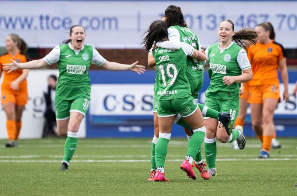 'Room for improvement' for top of the table Hibs, says boss Scott - BBC ...