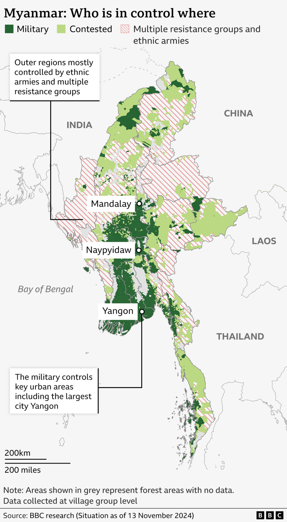 Soldier-spies in Myanmar help pro-democracy rebels make gains - BBC News