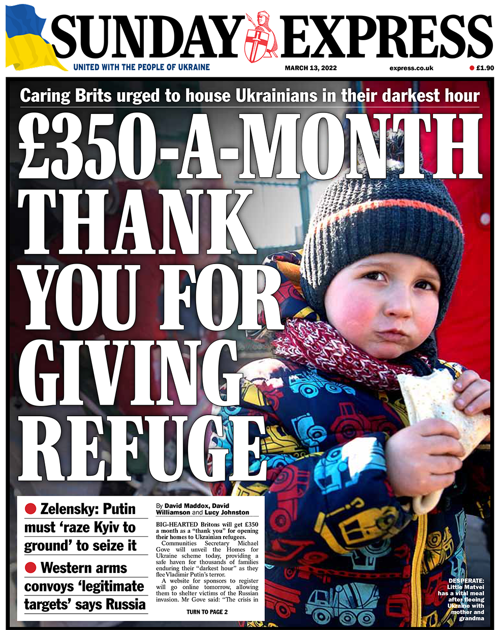 Newspaper headlines: UK refugee scheme and plea to help orphans - BBC News