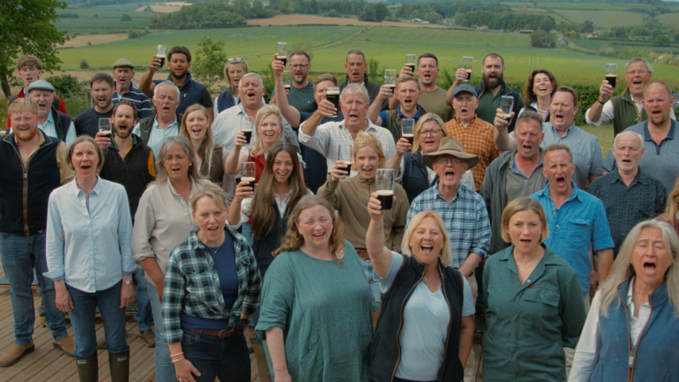 Britain's Got Talent golden buzzer 'surreal', says farmers' choir - BBC ...