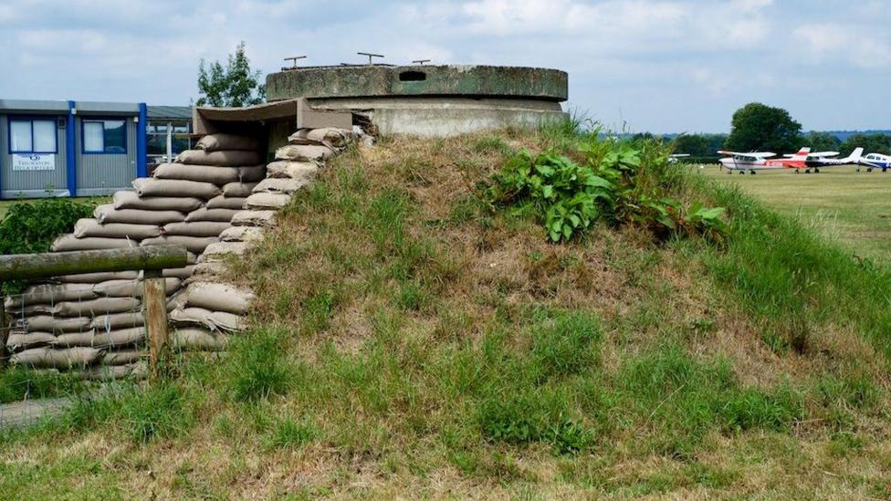 Plans to display Silloth's WW2 fort excavated from airfield - BBC News