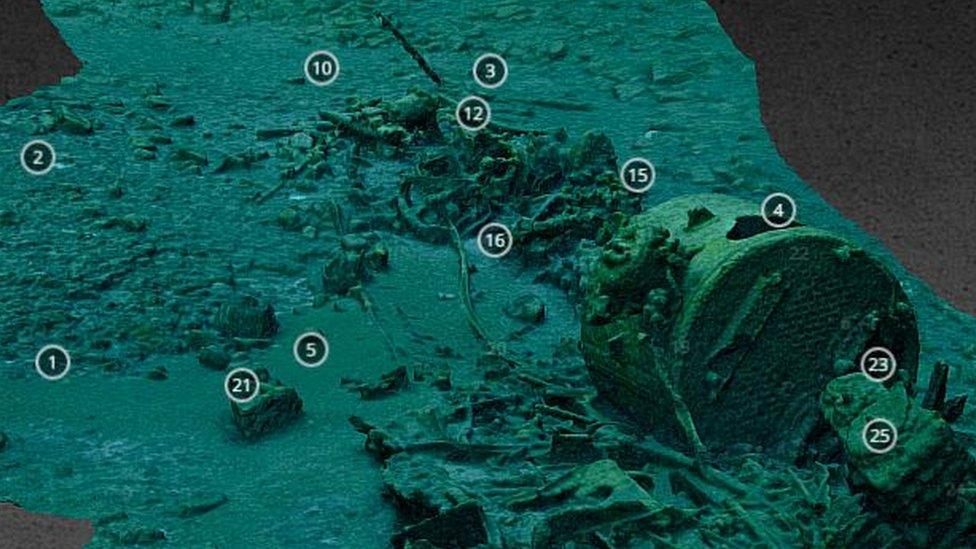 World War One Dorset coast shipwreck created in 3D - BBC News