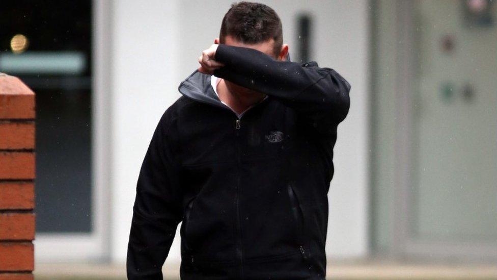 Dean Goble blames brother for "head-on" drive at cyclists - BBC News