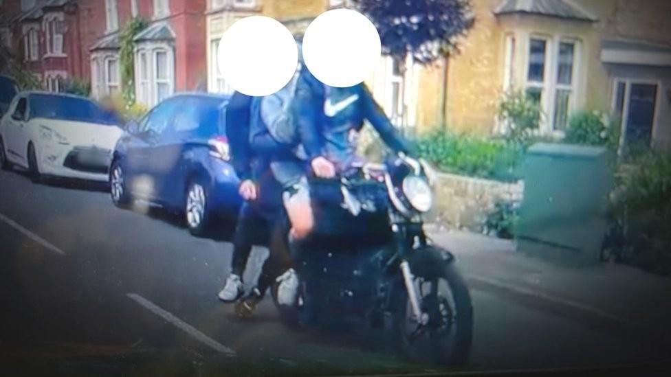 Wisbech police spot four people on one motorcycle - BBC News