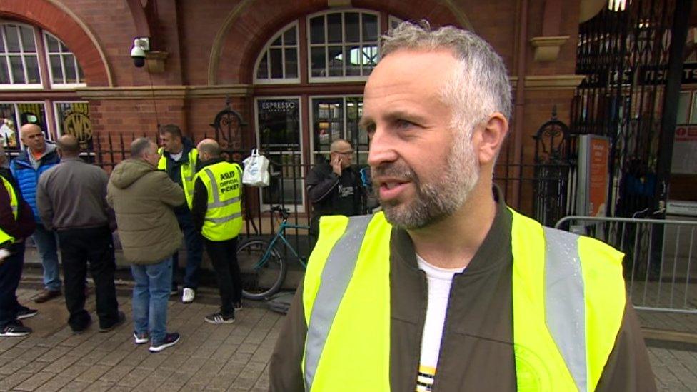 Rail strike: 'I spend £85 on taxis when trains don't run' - BBC News