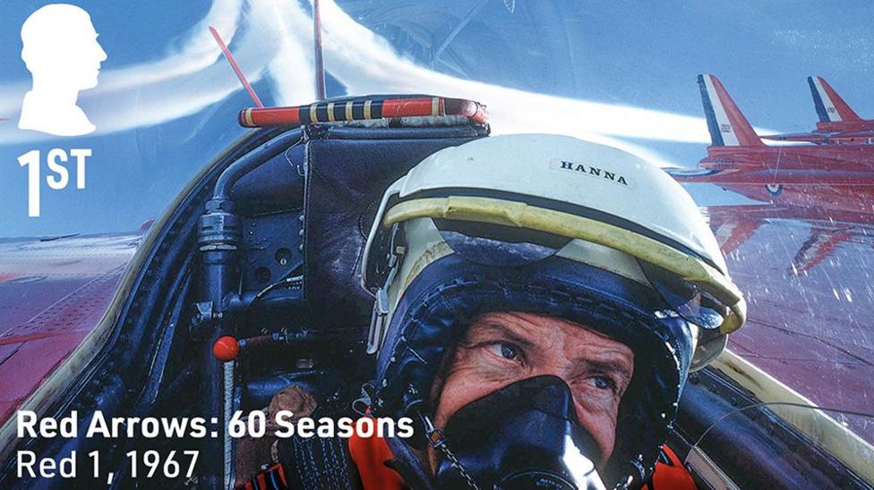 Red Arrows: Royal Mail releases stamps to celebrate 60th anniversary ...