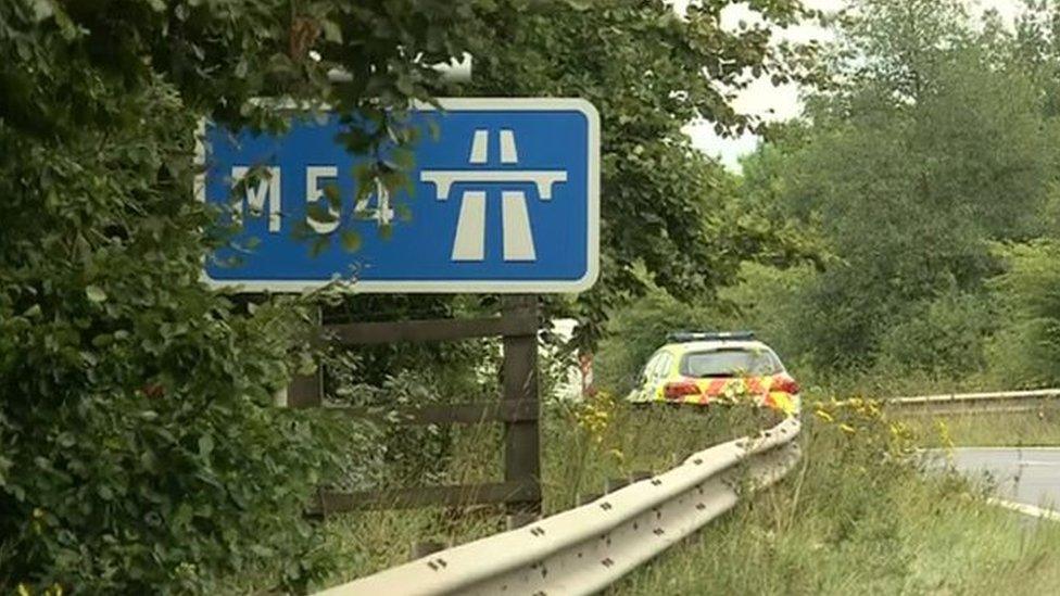M54 skull-find slip road search uncovers more bones - BBC News