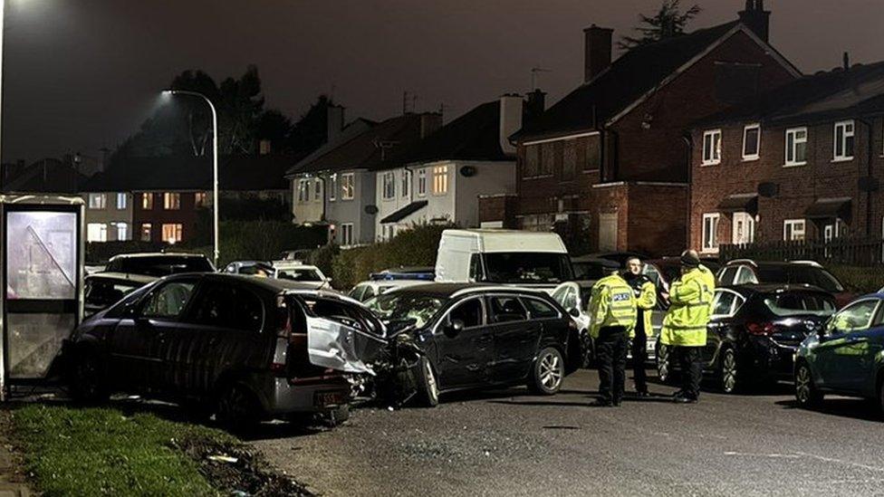 Car Crash Scene