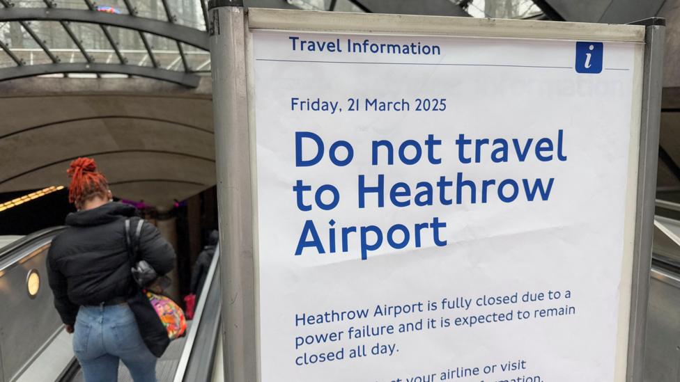 Heathrow Airport: flights resume following power outage - BBC News