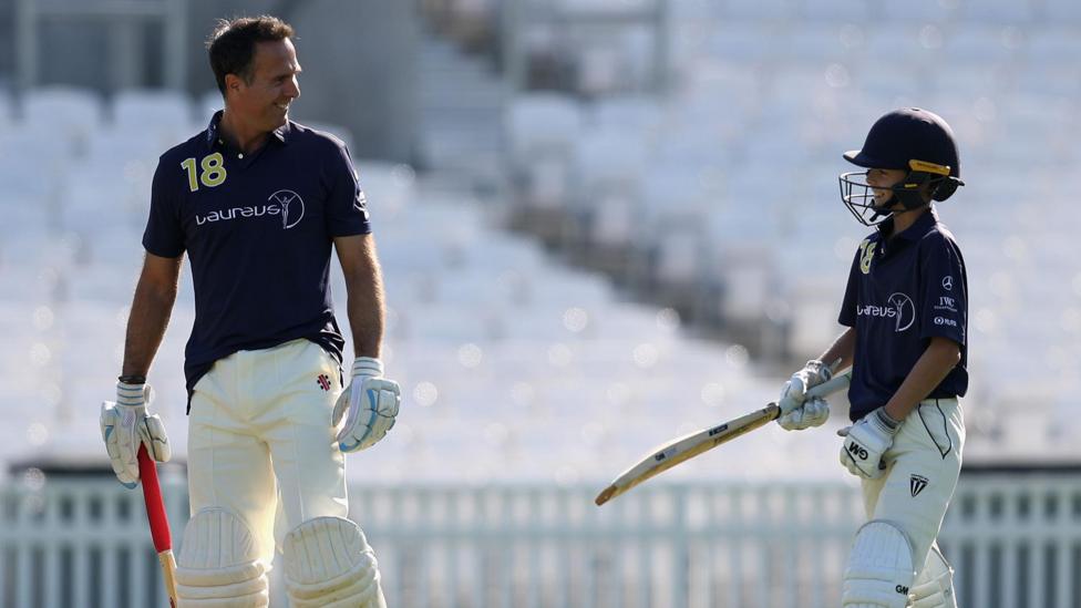 Archie Vaughan: Somerset sign son of ex-England captain Michael - BBC Sport