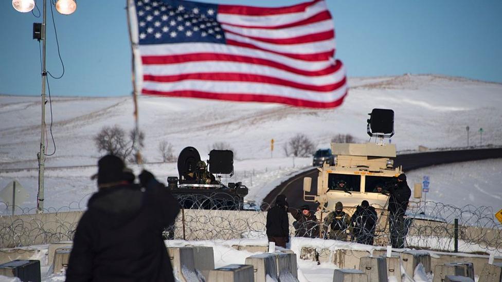 Dakota Access Pipeline: Construction completion under way - BBC News
