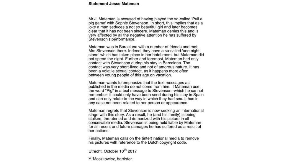 Woman says she was the victim of the 'pull a pig' prank date - BBC News