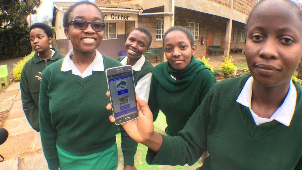 Kenyan girls who code: Mentors spur African tech innovations - BBC News