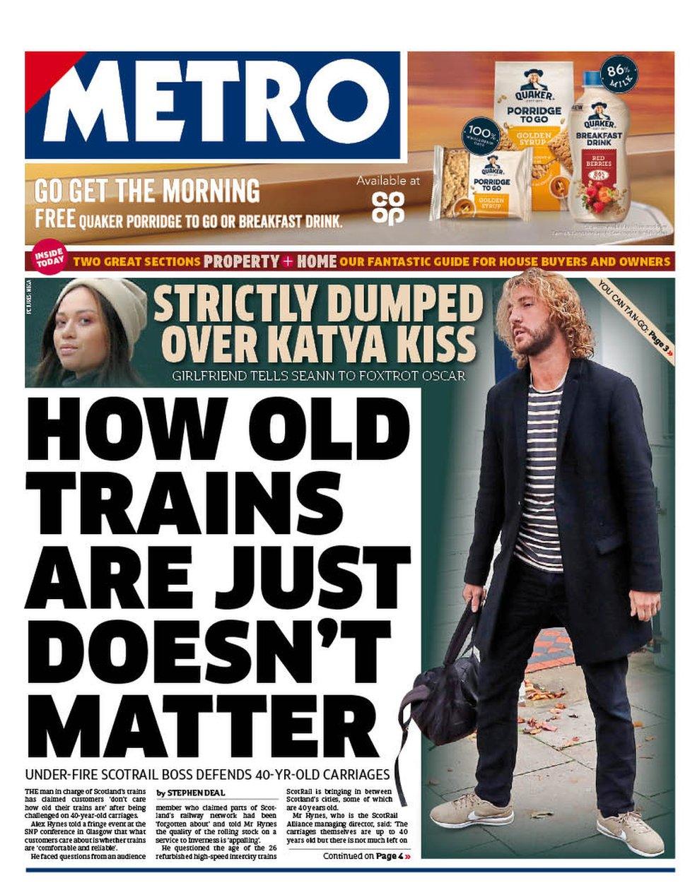 The papers: ScotRail boss defends age of carriages - BBC News